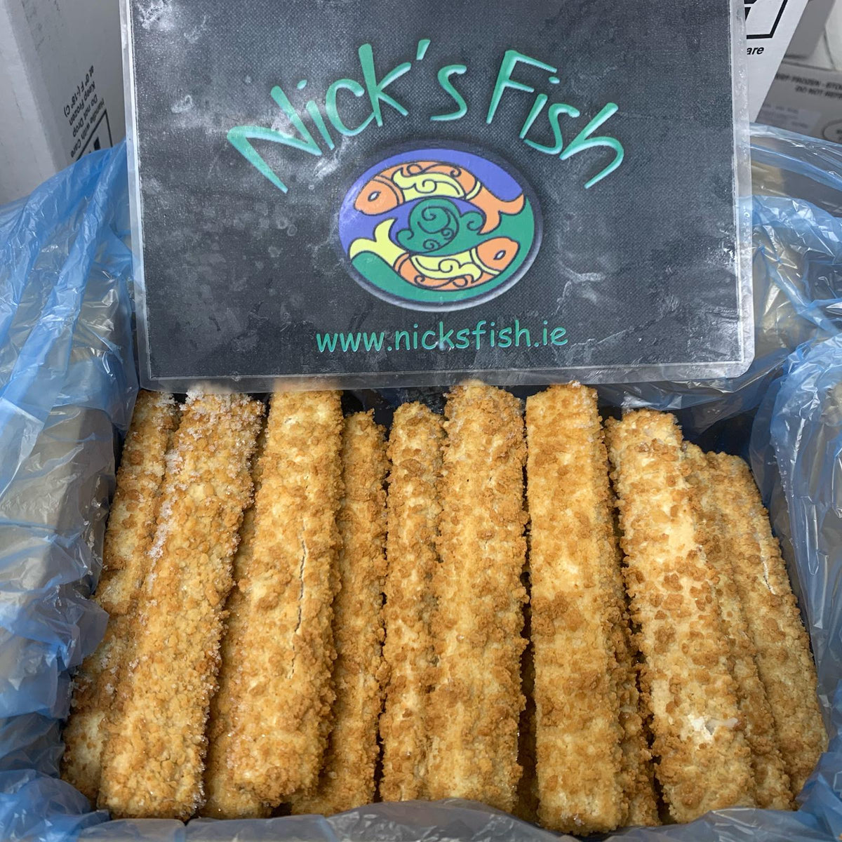 Super Jumbo Cod Fish Fingers – Nick's Fish Ashbourne